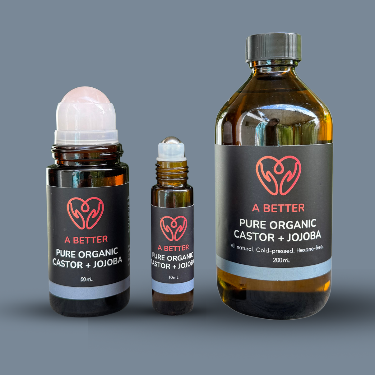 Castor + Jojoba Roll-On & Refill Bundle – A Better