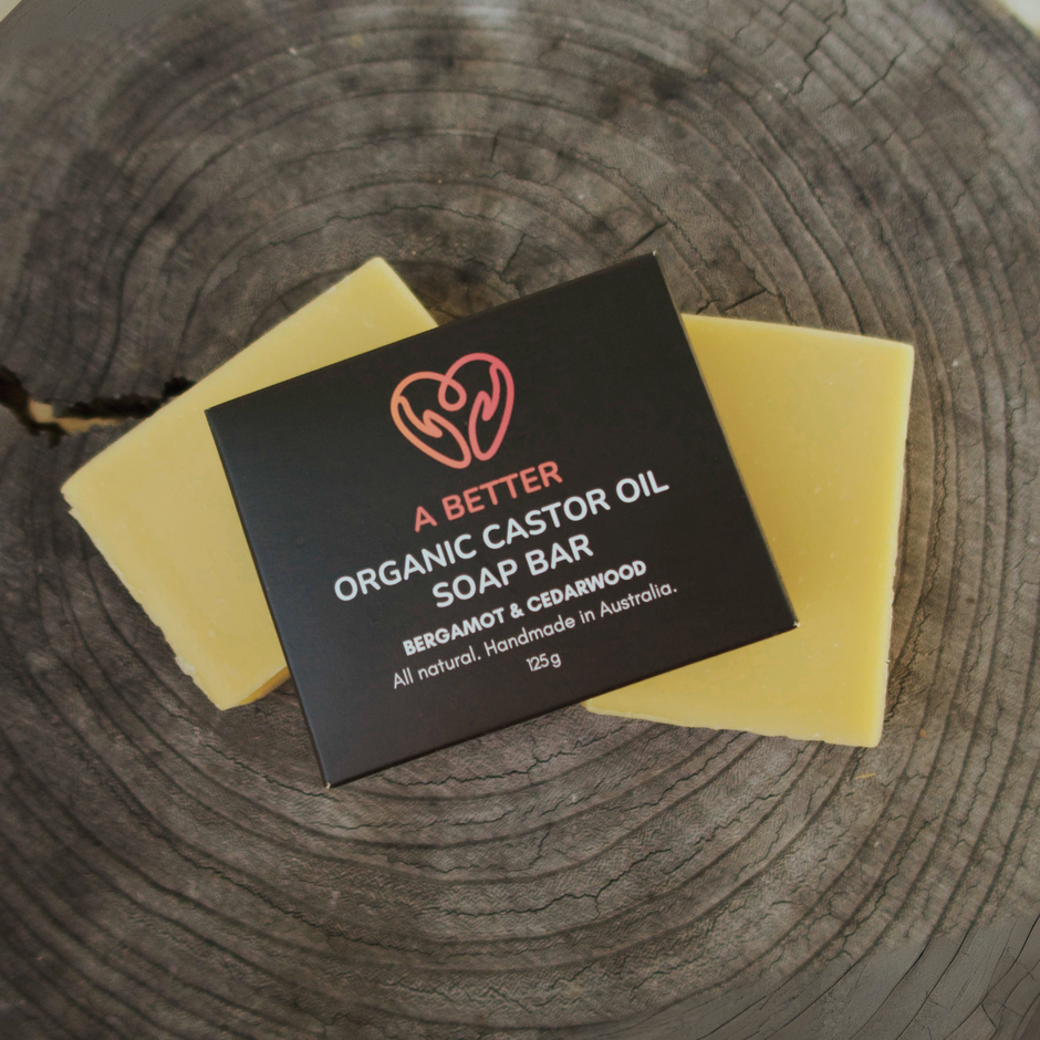 Pure Organic Castor Oil Roll-On 50mL - Amber Glass Bottle Rose Quartz ...