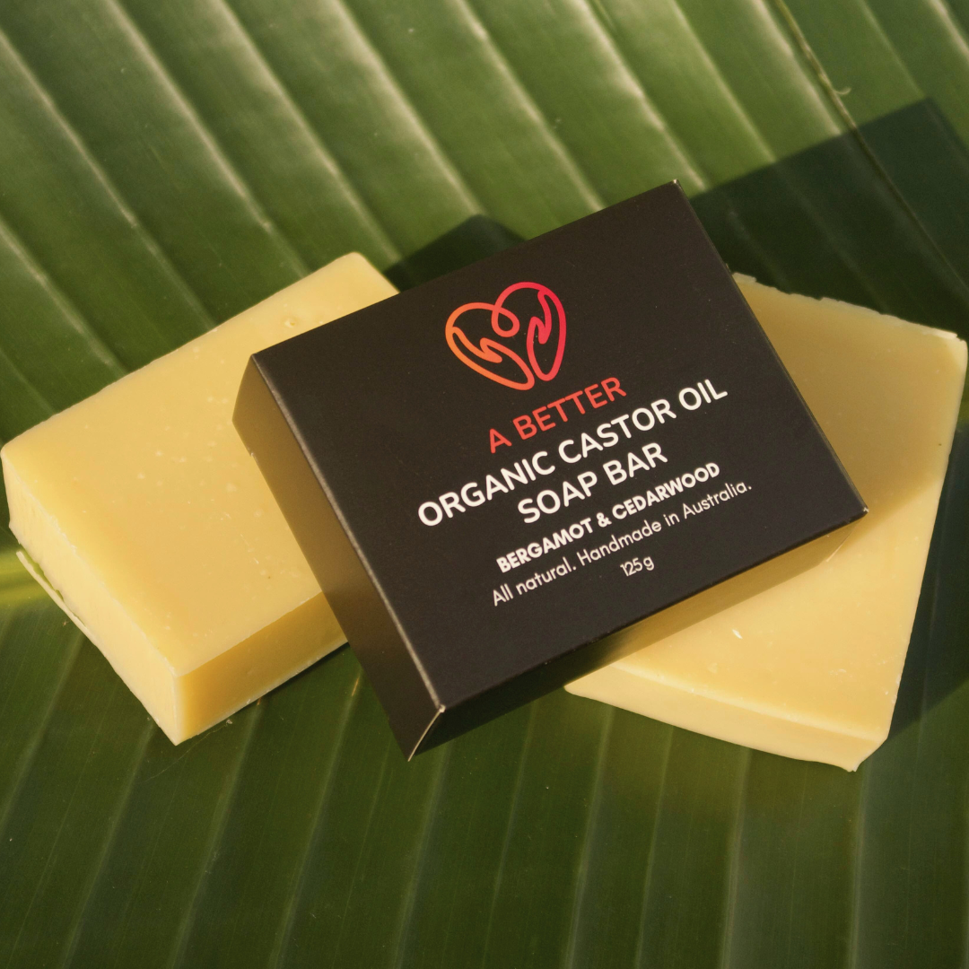 Pure Organic Castor Oil Roll-On 50mL - Amber Glass Bottle Rose Quartz ...