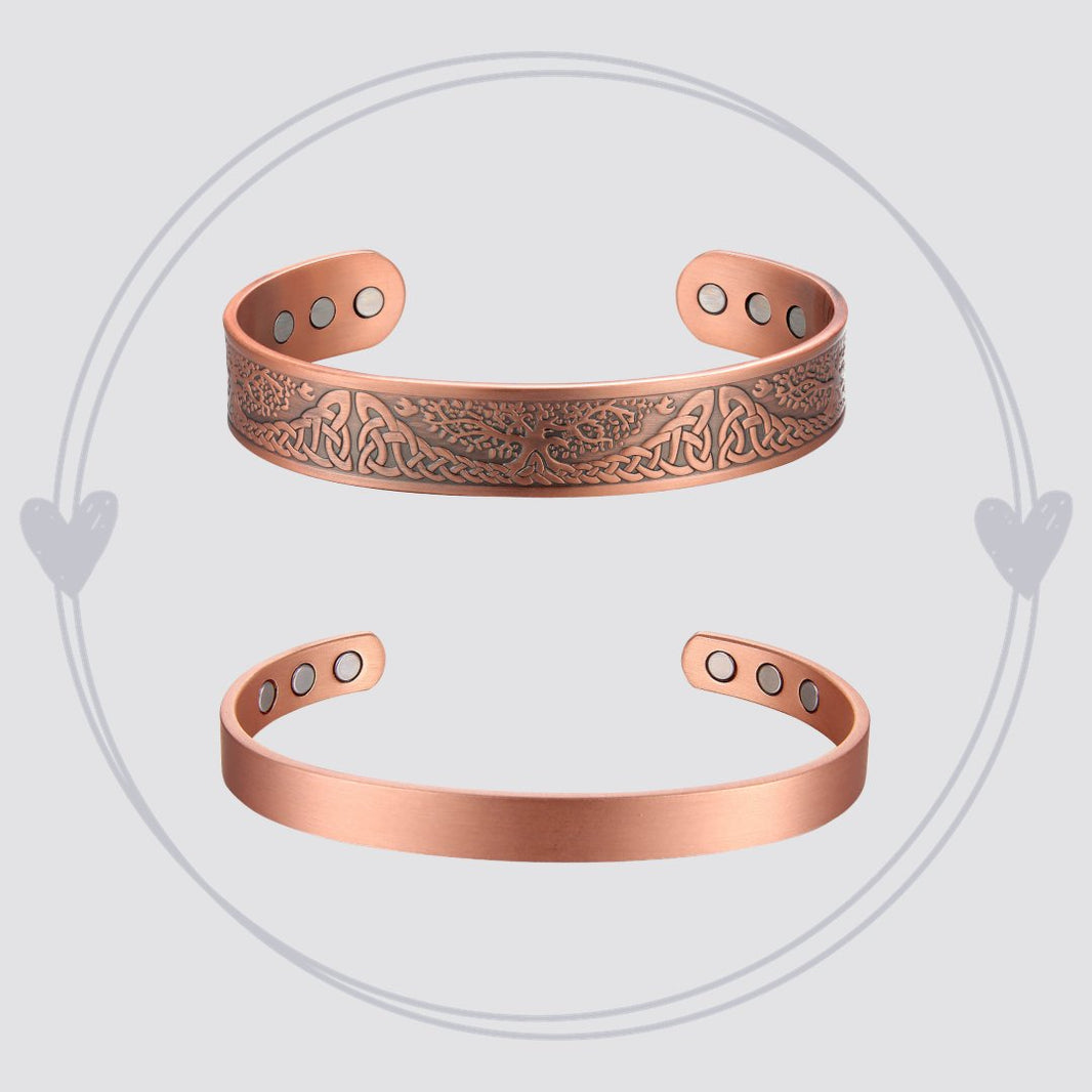 Pure Copper Magnetic Therapy Bracelet - Vine - A Better